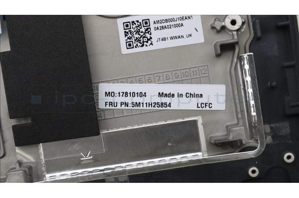 Lenovo 5M11H25854 MECH_ASM KB CCov CZE/SLK BKLT Sunr WW BK - ipc ...