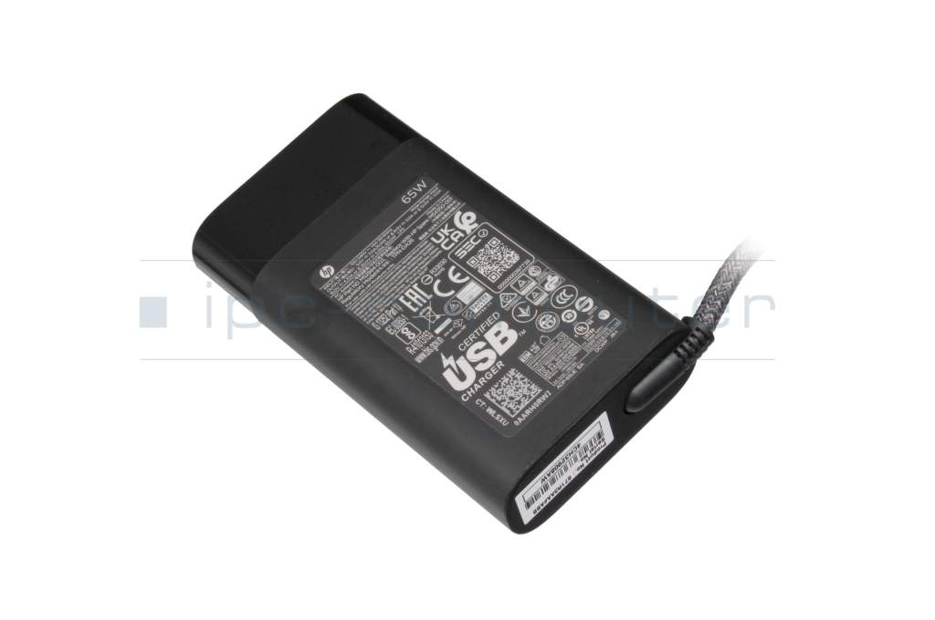 USB-C Netzteil 65 Watt abgerundete Bauform original für HP Victus 16 ...